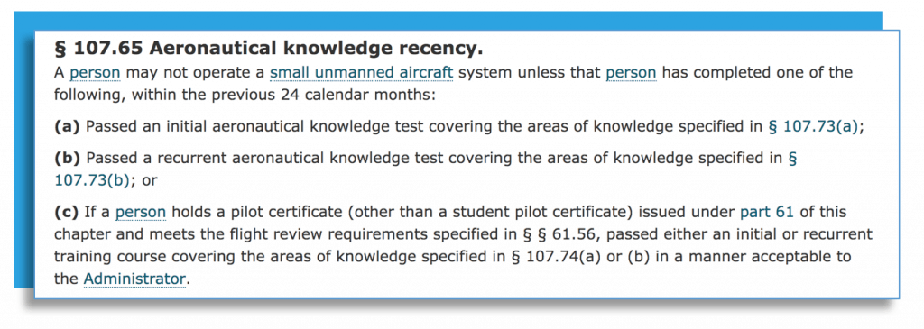 FAA Part 107 Recurrent Knowledge Test - Drone Launch Academy